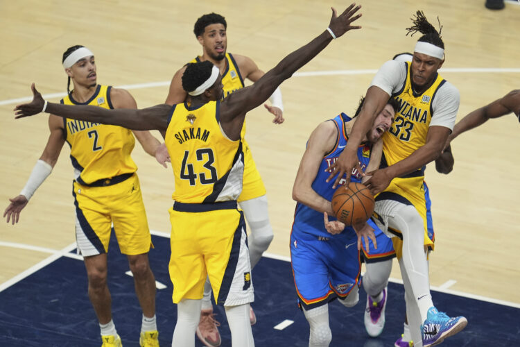 NBA Finals: Indiana Pacers not celebrating; Oklahoma City Thunder not ...
